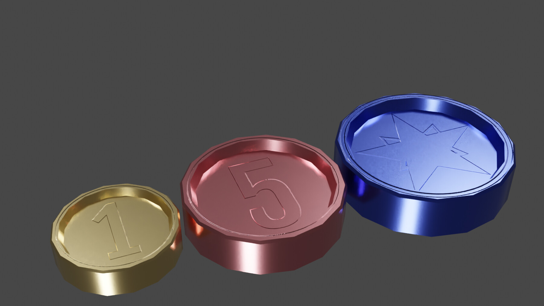 ArtStation - Game Coins / Pickups - 3 Variations | Game Assets