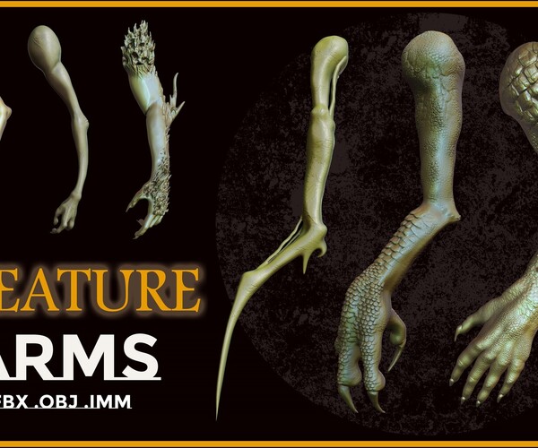ArtStation - 20 Creature Arms | Game Assets