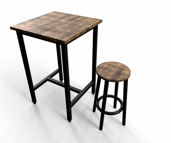 ArtStation - Dining Set Low-poly | Game Assets