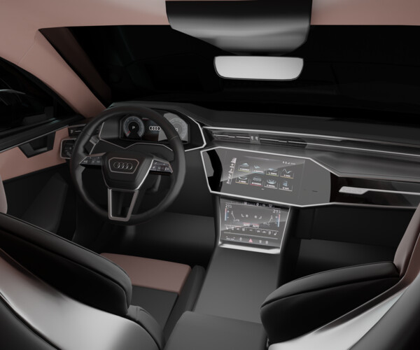 ArtStation - Car Audi RS 6 2022 3D model with textures | Game Assets