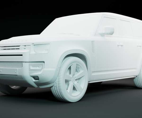 ArtStation - 3D Land Rover Defender 2022 with textures | Game Assets