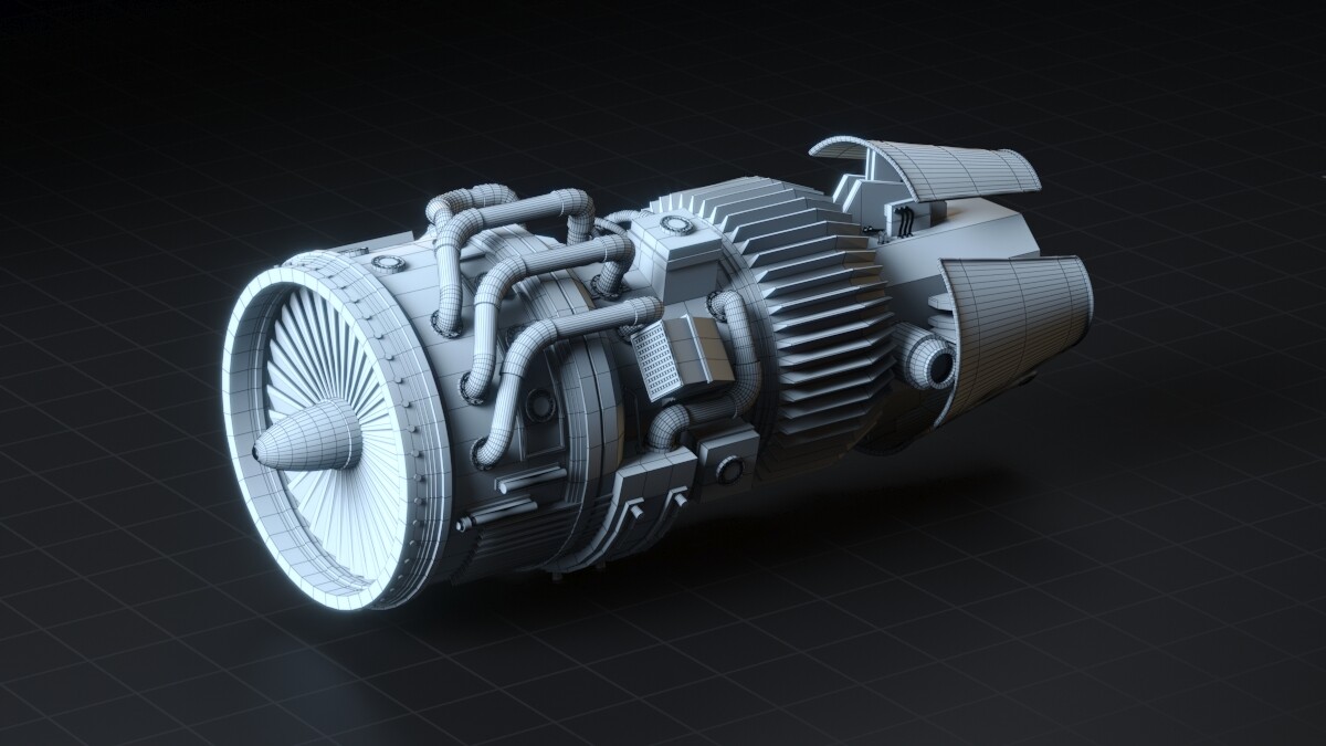 ArtStation - Engine Sci-Fi | Resources