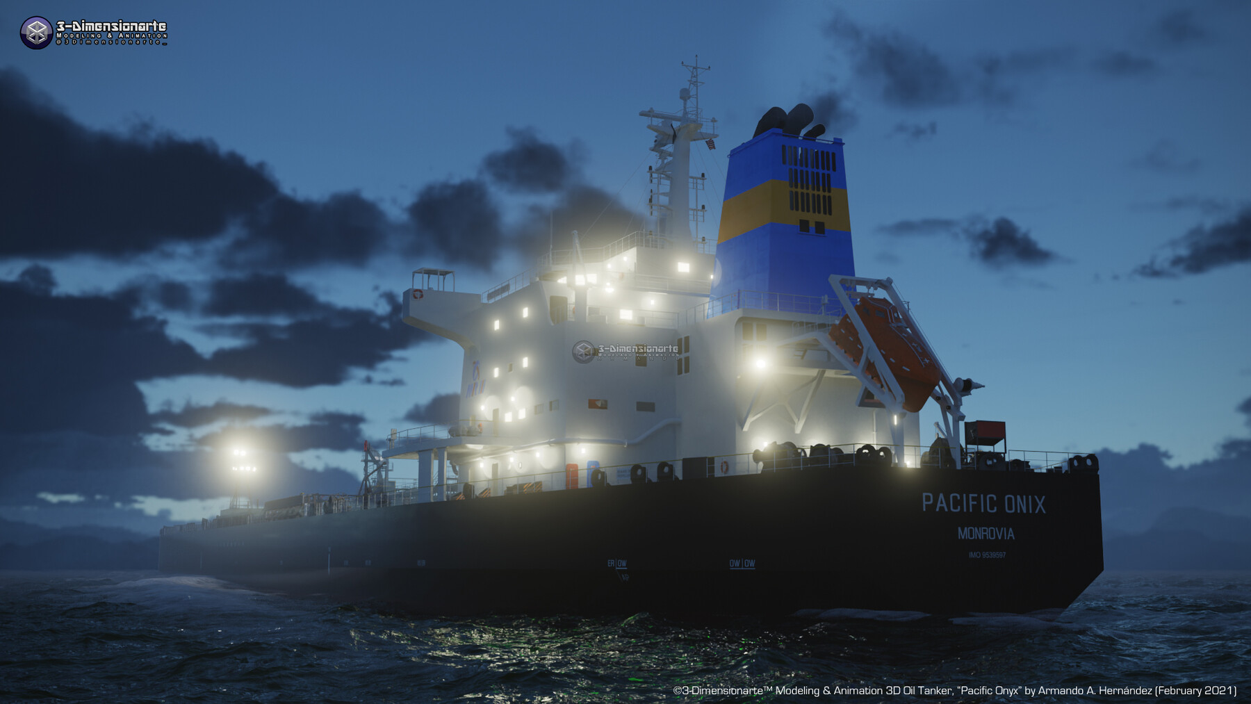 ArtStation - Oil Tanker D/W 50,000MT | Resources