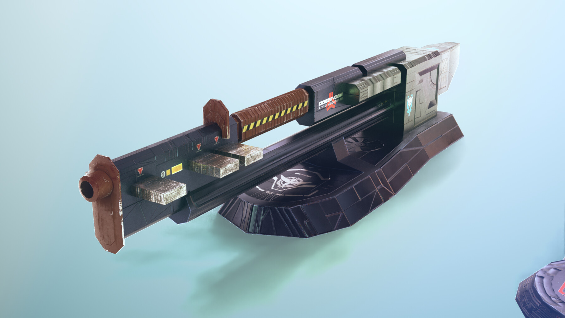 ArtStation - Sci-Fi Turrets & Cannons - Low-Poly, Game-Ready | Game Assets