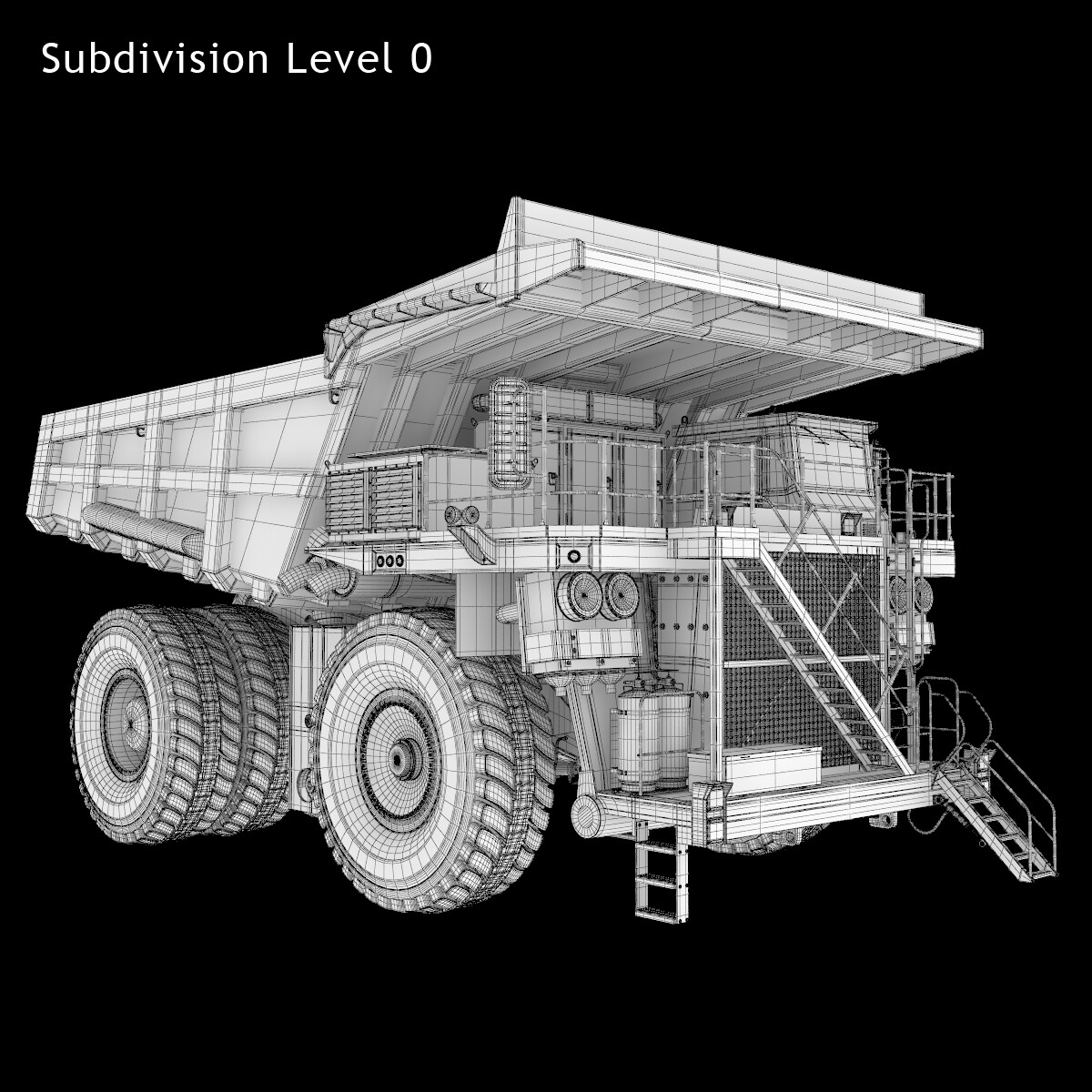 ArtStation - Mining Dump Truck | Game Assets