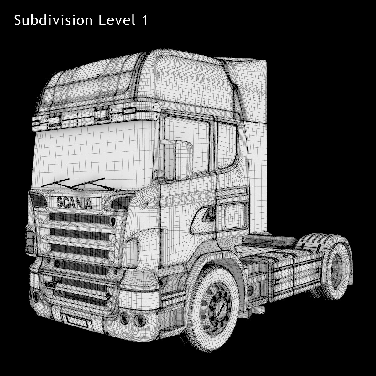 ArtStation - Scania R580 | Game Assets