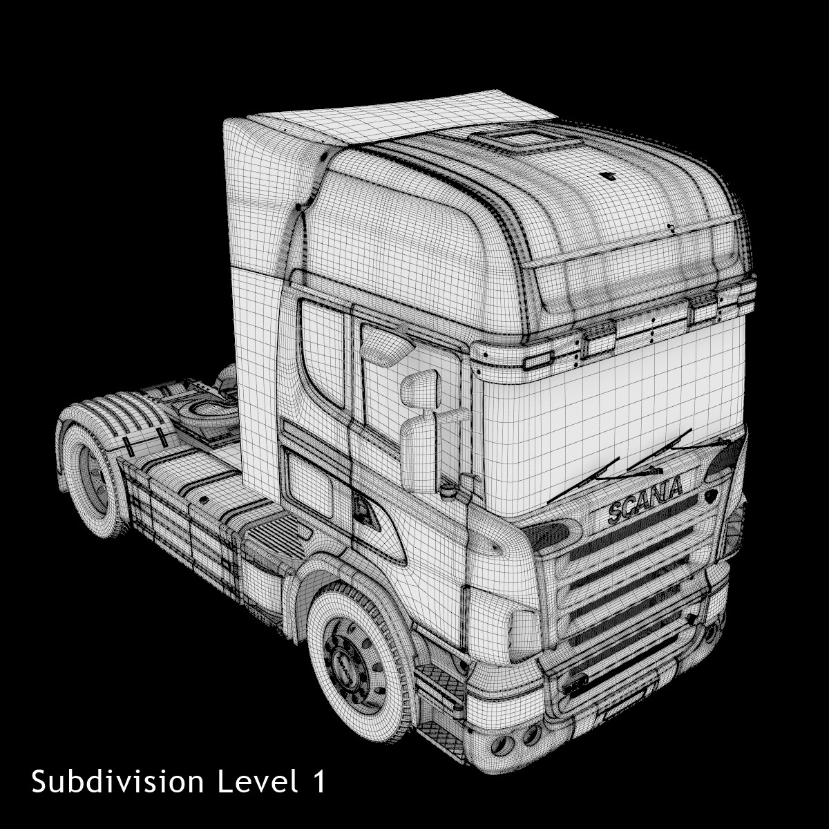 ArtStation - Scania R580 | Game Assets