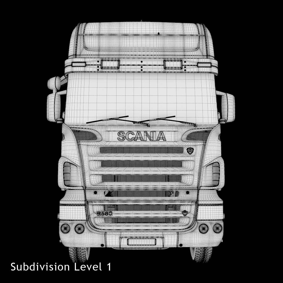 ArtStation - Scania R580 | Game Assets