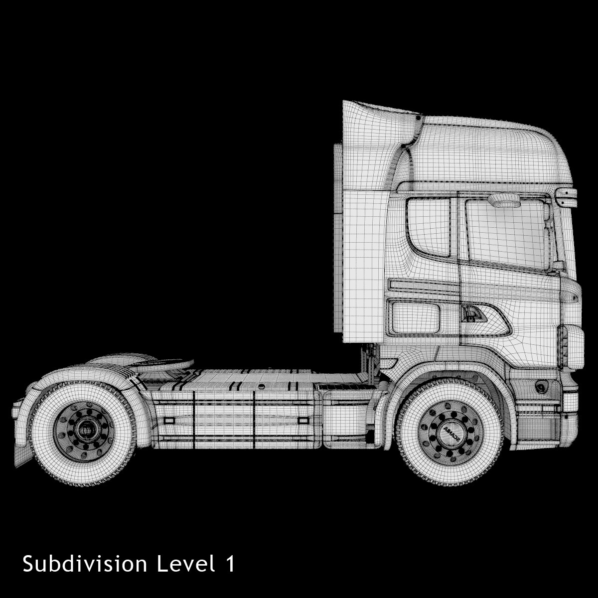 ArtStation - Scania R580 | Game Assets