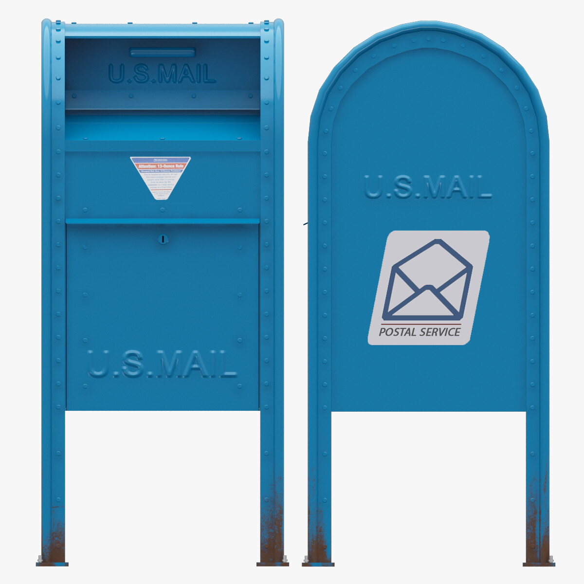 ArtStation - New York Mail Box | Game Assets