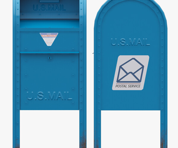 ArtStation - New York Mail Box | Game Assets