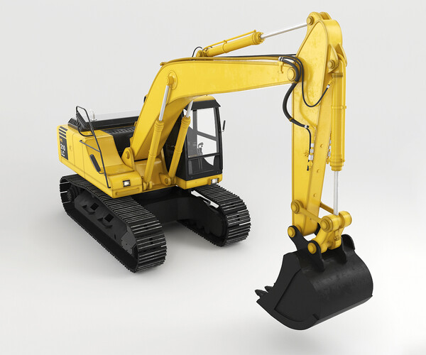 ArtStation - Excavator | Game Assets