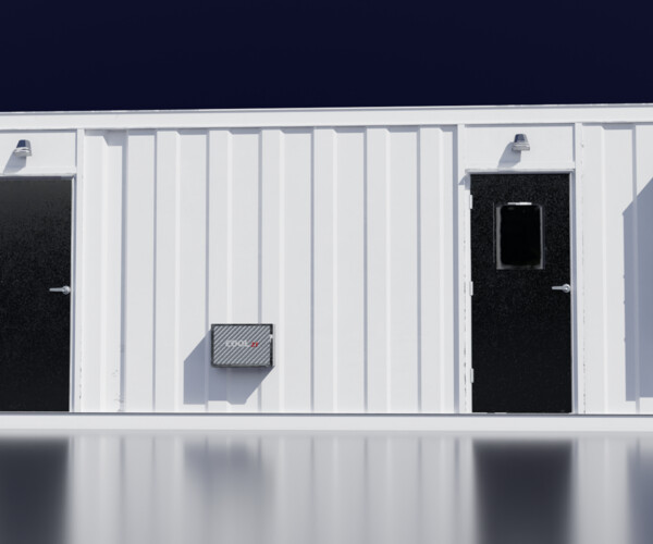 ArtStation - shipping container laboratory or Conex low poly | Game Assets