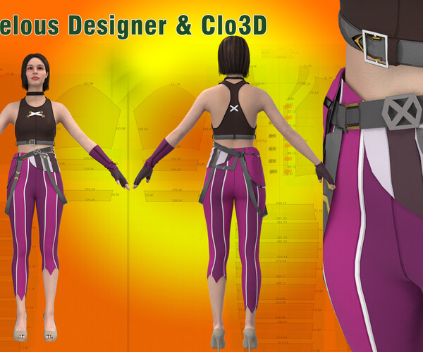 ArtStation - Vi - Arcane Jinx : League of legends / Marvelous Designer ...