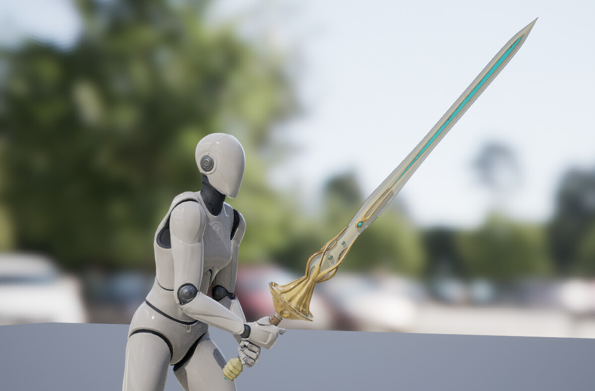 ArtStation - Mushroom Sword | Low Poly Static Mesh + PBR textures ...