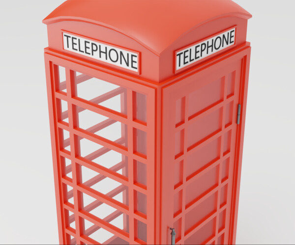 ArtStation - Phone Box Low Polly 3D Model Game Ready | Game Assets