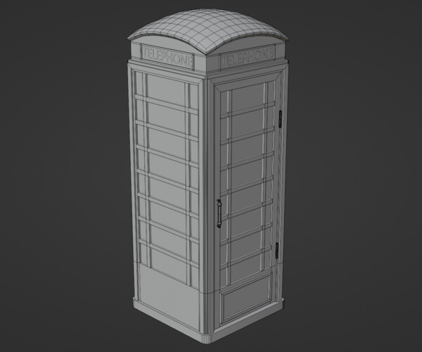 ArtStation - Phone Box Low Polly 3D Model Game Ready | Game Assets