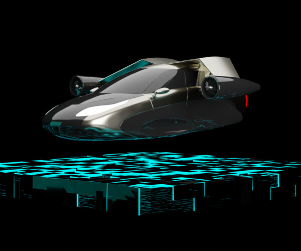 ArtStation - 7 3D Futuristic Flying Cars Model Pack With Textures ...