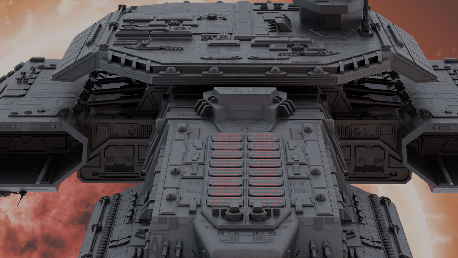 ArtStation - Scifi Ship Daedalus | Game Assets