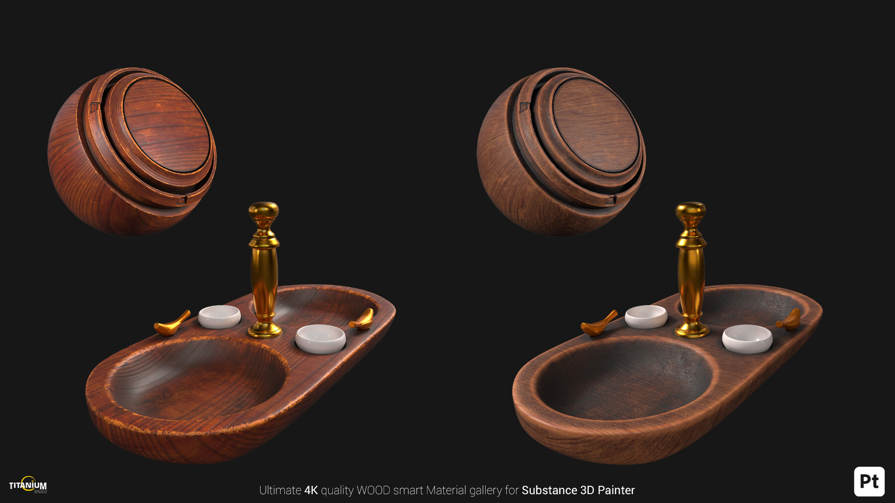ArtStation - Ultimate Wood Smart Material + 4K PBR Textures | Game Assets