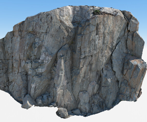 ArtStation - A 3d scan of a big rock formation #1 | Game Assets