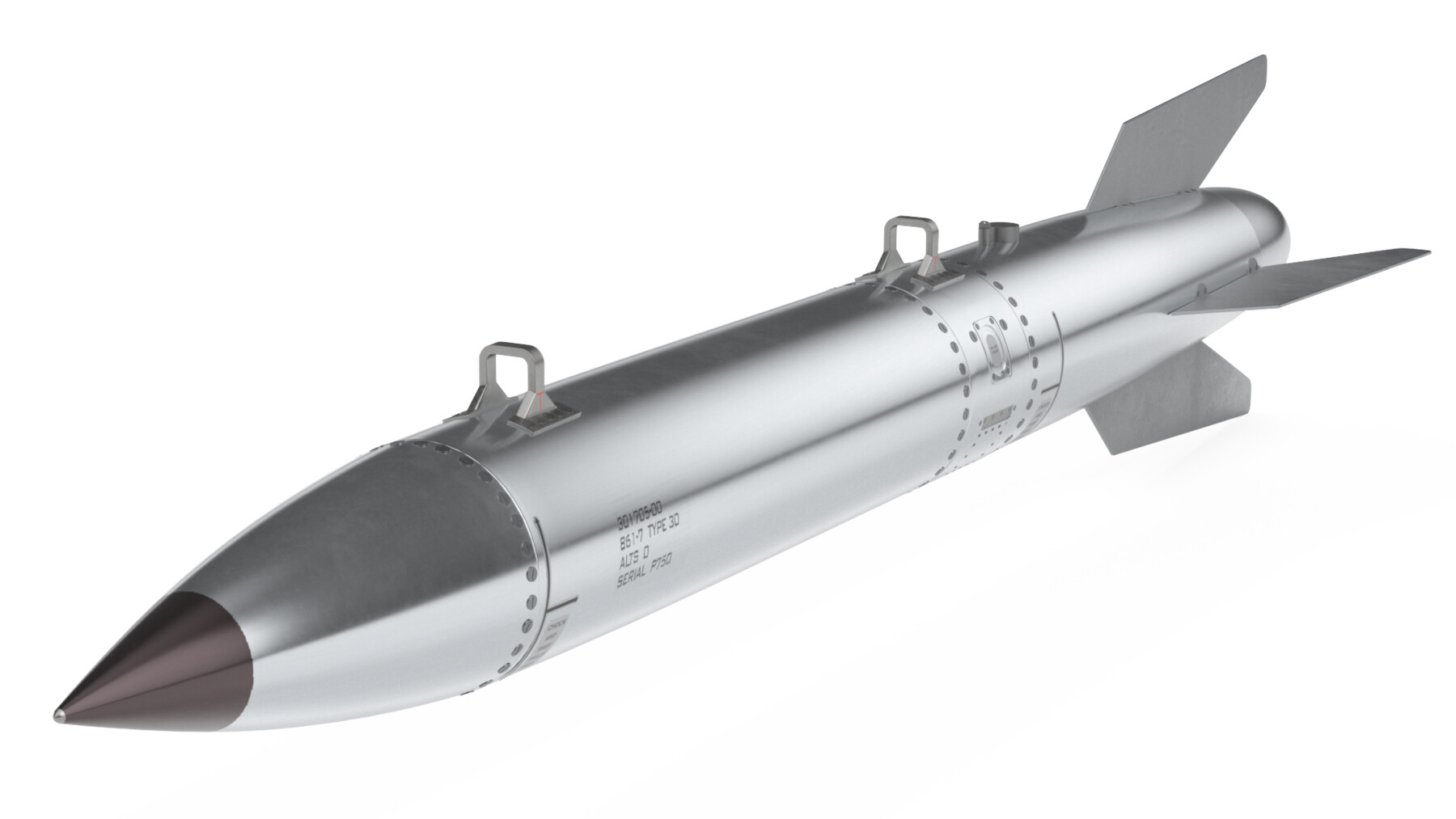 ArtStation - B61 Silver Bullet Fusion Bomb 3D Model | Resources
