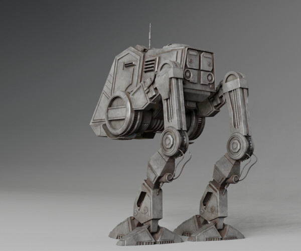 ArtStation - AT-PT, the mini Walker - Star Wars | Game Assets