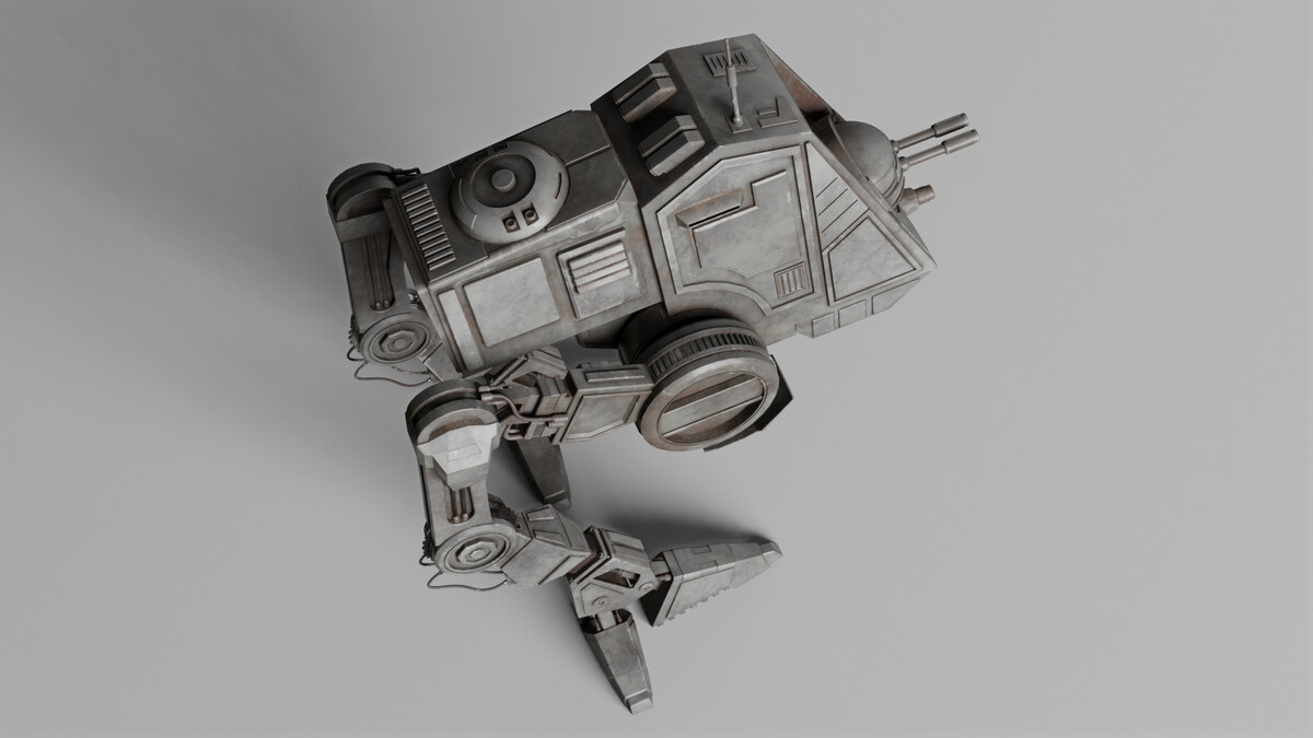 ArtStation - AT-PT, the mini Walker - Star Wars | Game Assets