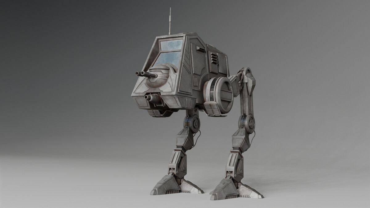 ArtStation - AT-PT, the mini Walker - Star Wars | Game Assets