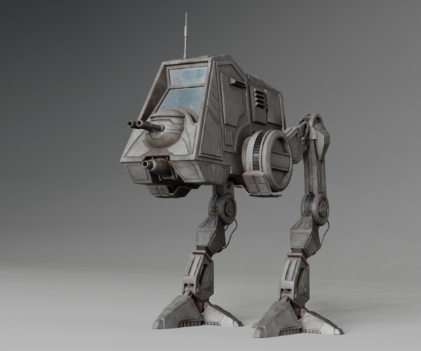 ArtStation - AT-PT, the mini Walker - Star Wars | Game Assets