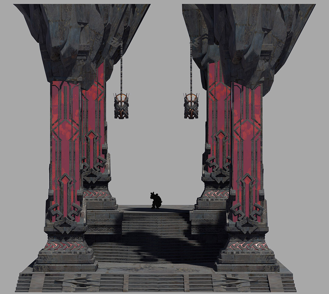 ArtStation - Building a scene using a 3D Kit Tutorial - Underground ...