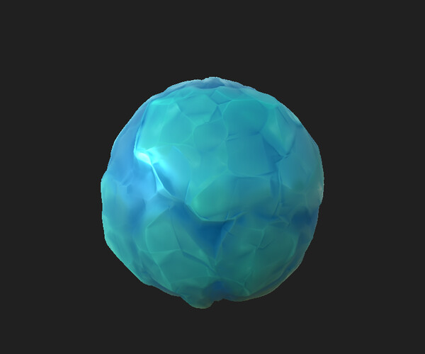 ArtStation - Stylized Ice Material | Game Assets