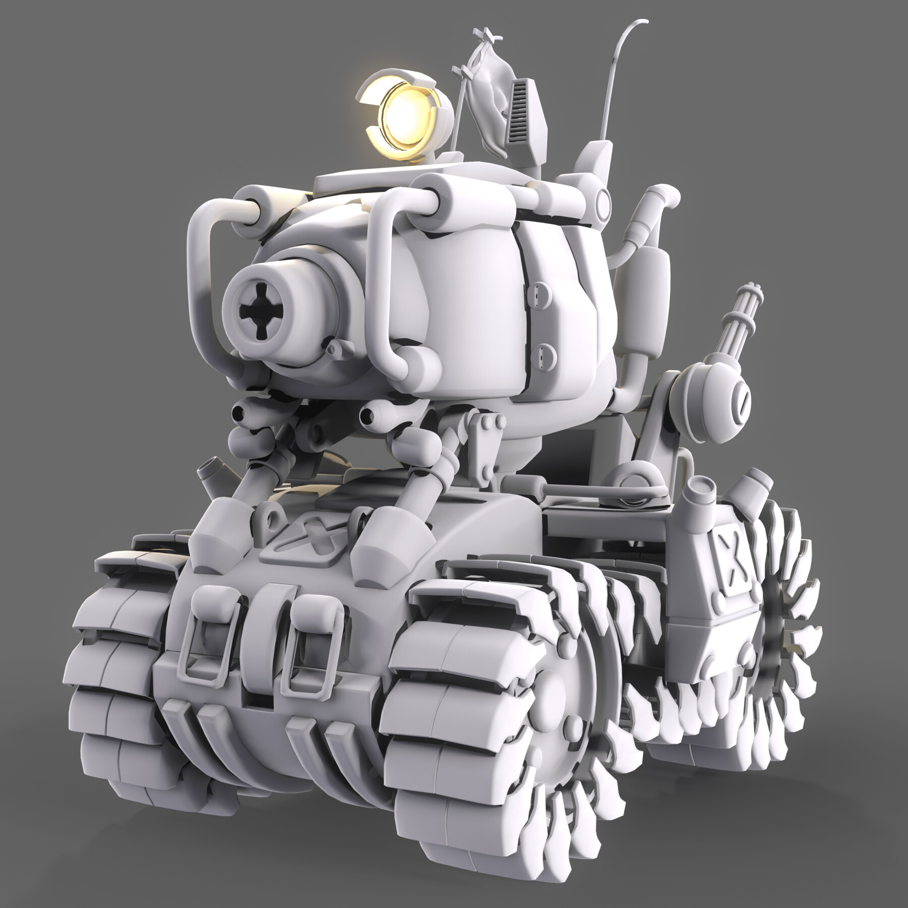 ArtStation - 3D Tank modeling & PBR texturing | Game Assets