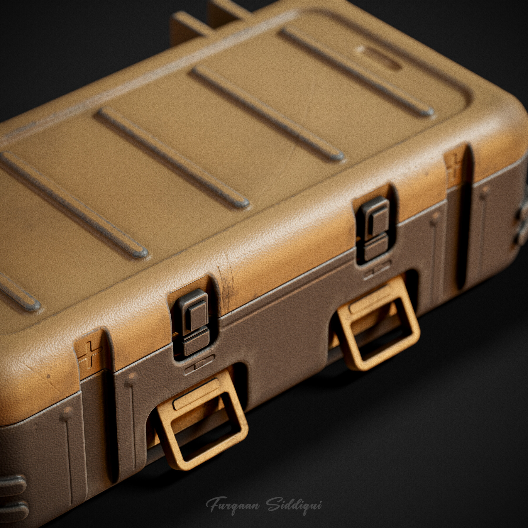 Artstation Military Weapon Crate Game Assets