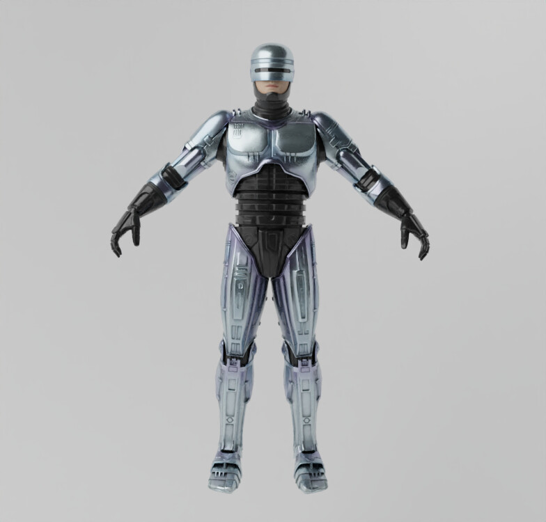 ArtStation - Robocop Lowpoly Rigged | Resources