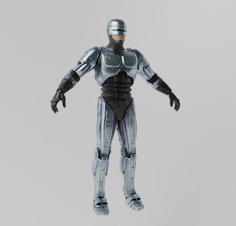 ArtStation - Robocop Lowpoly Rigged | Resources
