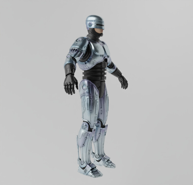 ArtStation - Robocop Lowpoly Rigged | Resources