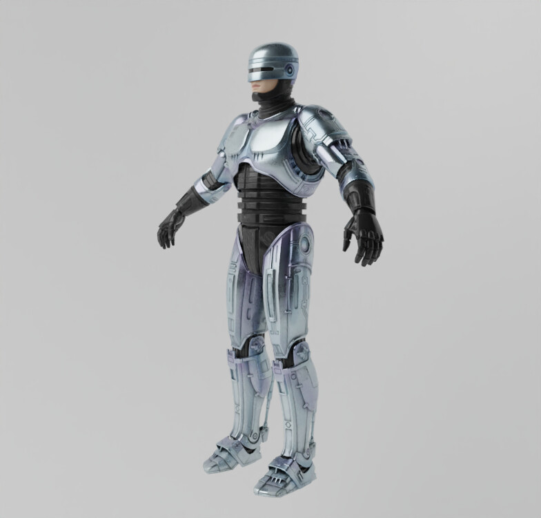 ArtStation - Robocop Lowpoly Rigged | Resources