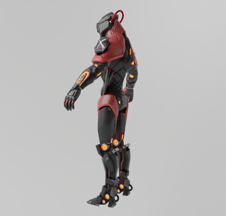 ArtStation - Mecha Demon Lowpoly Rigged | Resources