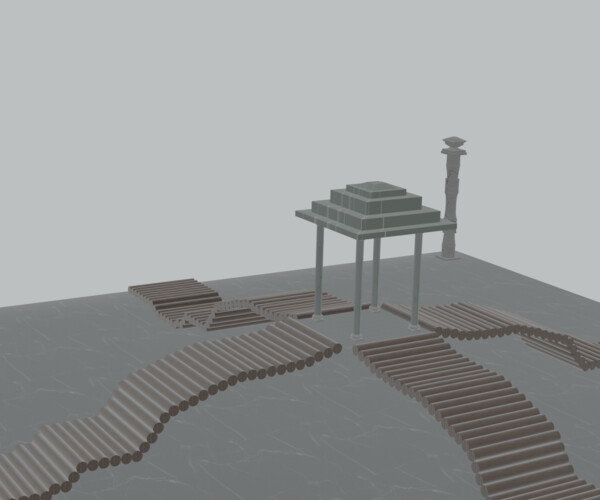 ArtStation - 3D Temple | Game Assets