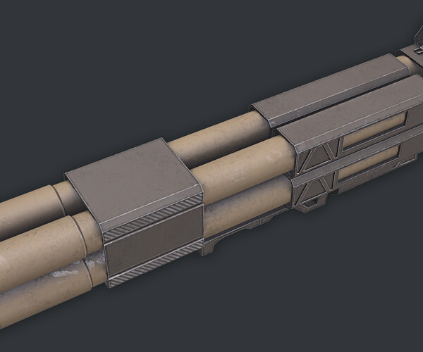 ArtStation - Rocket Launcher Game Ready 11 | Game Assets