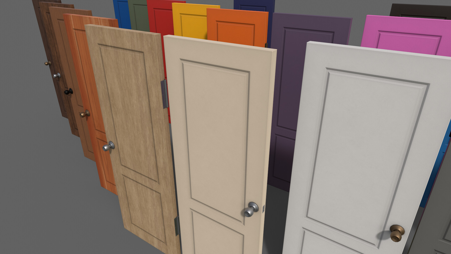 ArtStation - PBR Wood Door A3 | Game Assets