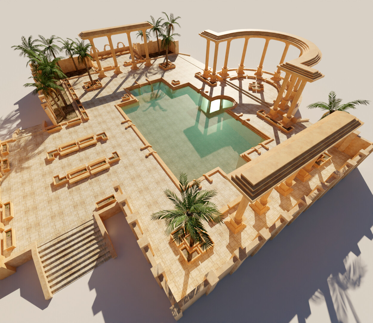 ArtStation - Ancient Bath | Resources