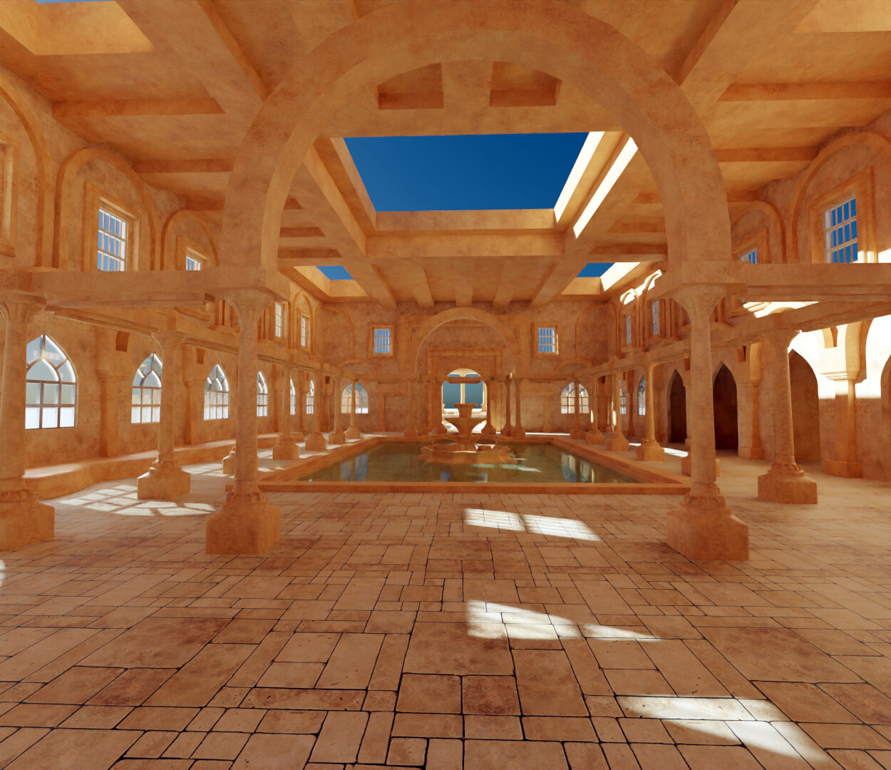 ArtStation - Ancient Bath | Resources