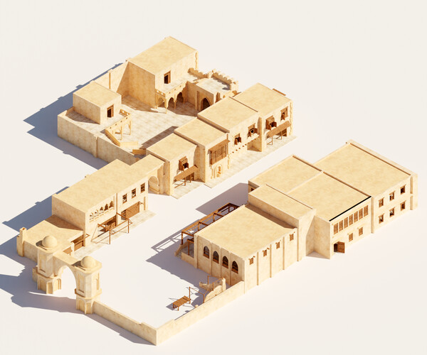 ArtStation - ancient desert building | Resources