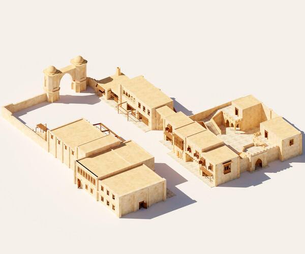 ArtStation - ancient desert building | Resources