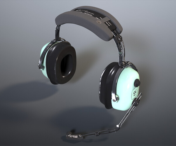 ArtStation - David Clark H10-36 Pilots Headset | Game Assets