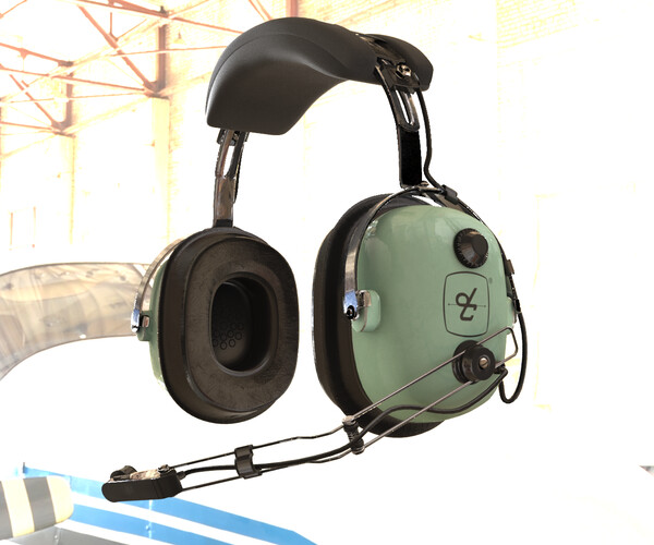 ArtStation - David Clark H10-36 Pilots Headset | Game Assets