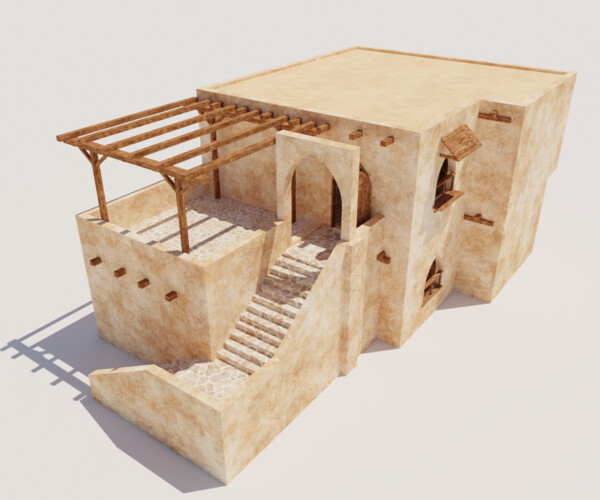 ArtStation - Ancient Desert Houses 4 | Resources
