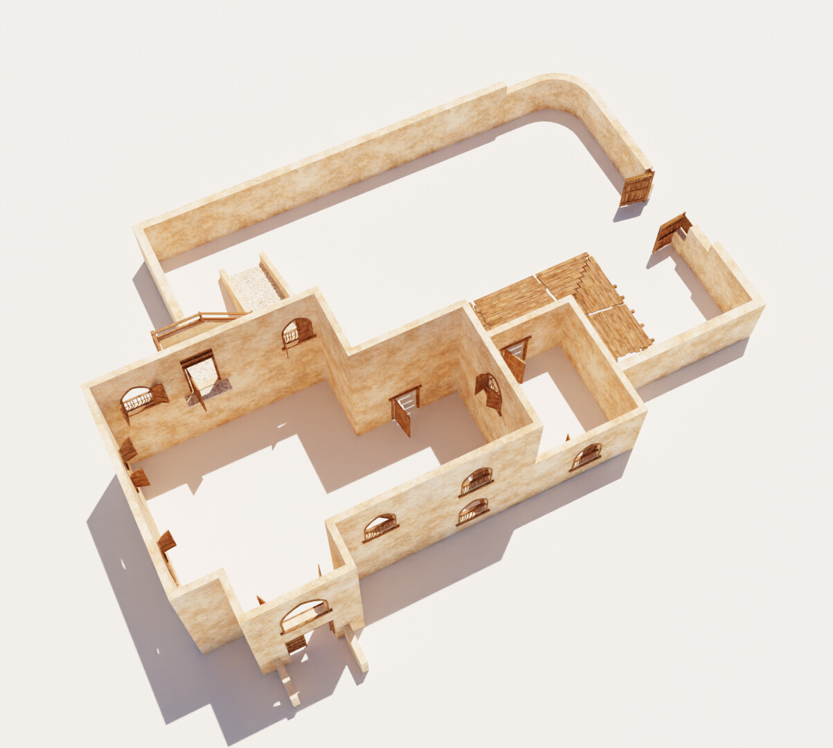 ArtStation - Ancient Desert Houses 6 | Resources
